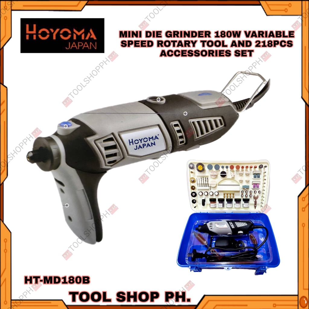 INGCO / HOYOMA / HOYOMA COMPLETE SET/ MAILTANK Mini Drill Rotary Die ...