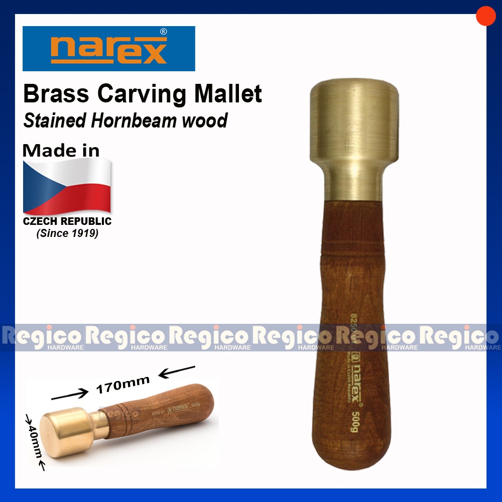 Narex Brass Carving Mallet (#8250) Regico Hardware | Shopee Philippines