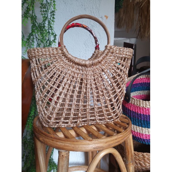 Bag handmade of abaca | Shopee Philippines