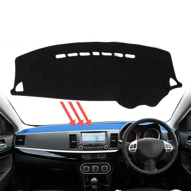 Mitsubishi Lancer and Proton Inspira for Black Dashboard Mat | Shopee ...