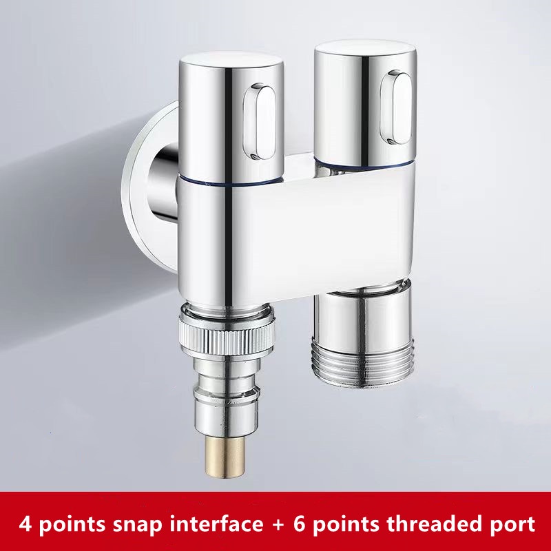 All-copper mini angle valve one-in, two-out Anggulo balbula multi ...