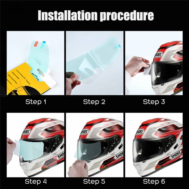 ANTI FOG AND WATERPROOF FILM FOR HELMET | Shopee Philippines
