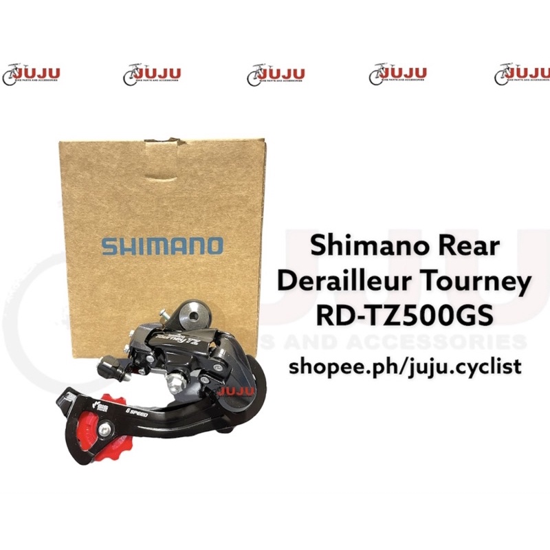 SHIMANO Tourney Rear Derailleur RD-TZ500-GS |Juju Cyclist Juju Bike ...