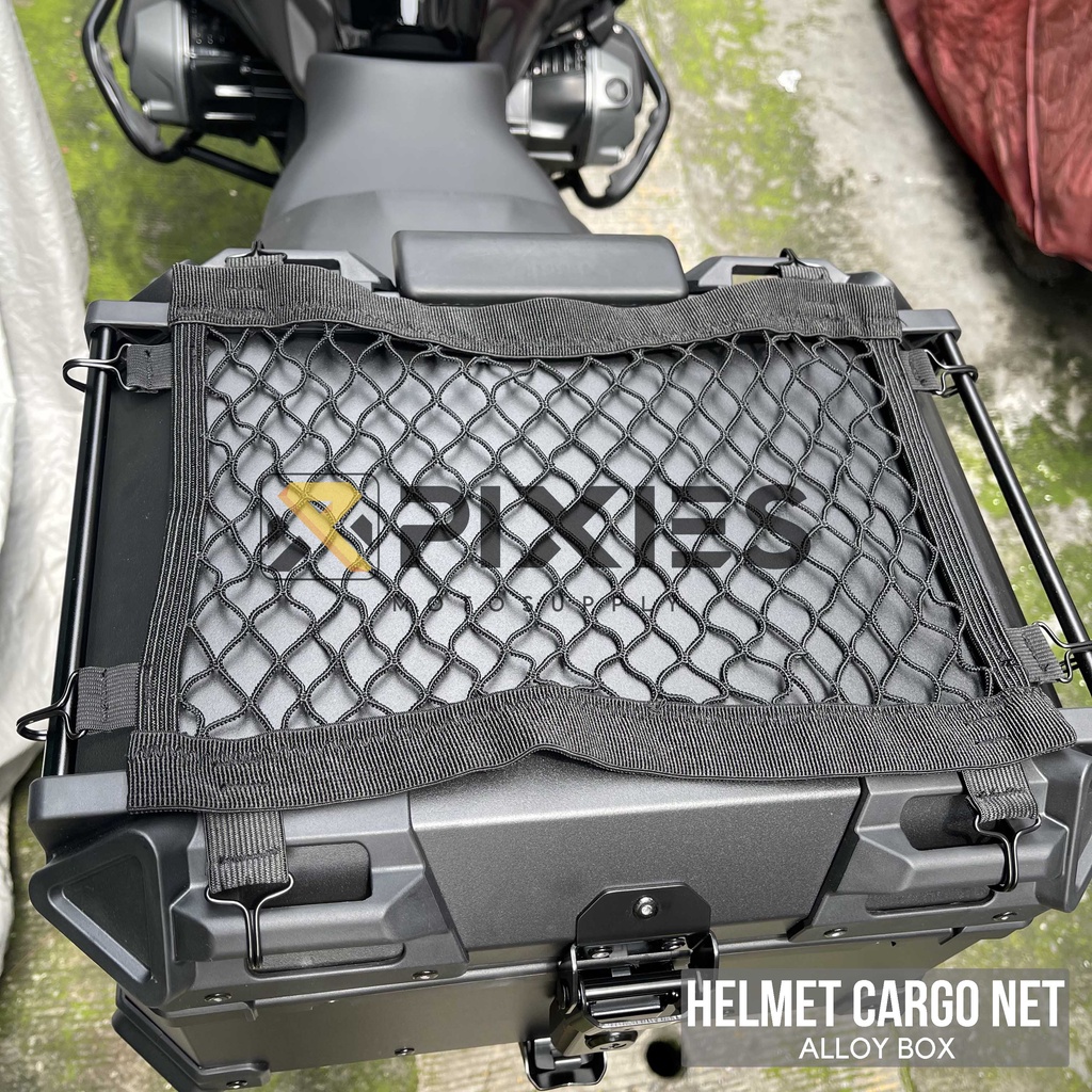 HELMET CARGO NET FOR ALLOY TOP BOX | Shopee Philippines