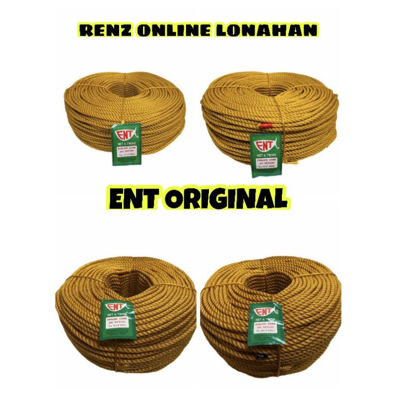 ENT ORIGINAL ROPE #12 #14 #16 #18 LUBID NYLON ROPE POLYETHYLENE ROPE ...