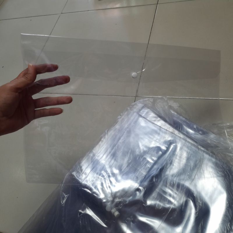 Plastic Envelop button lock (Long & Short) | Shopee Philippines