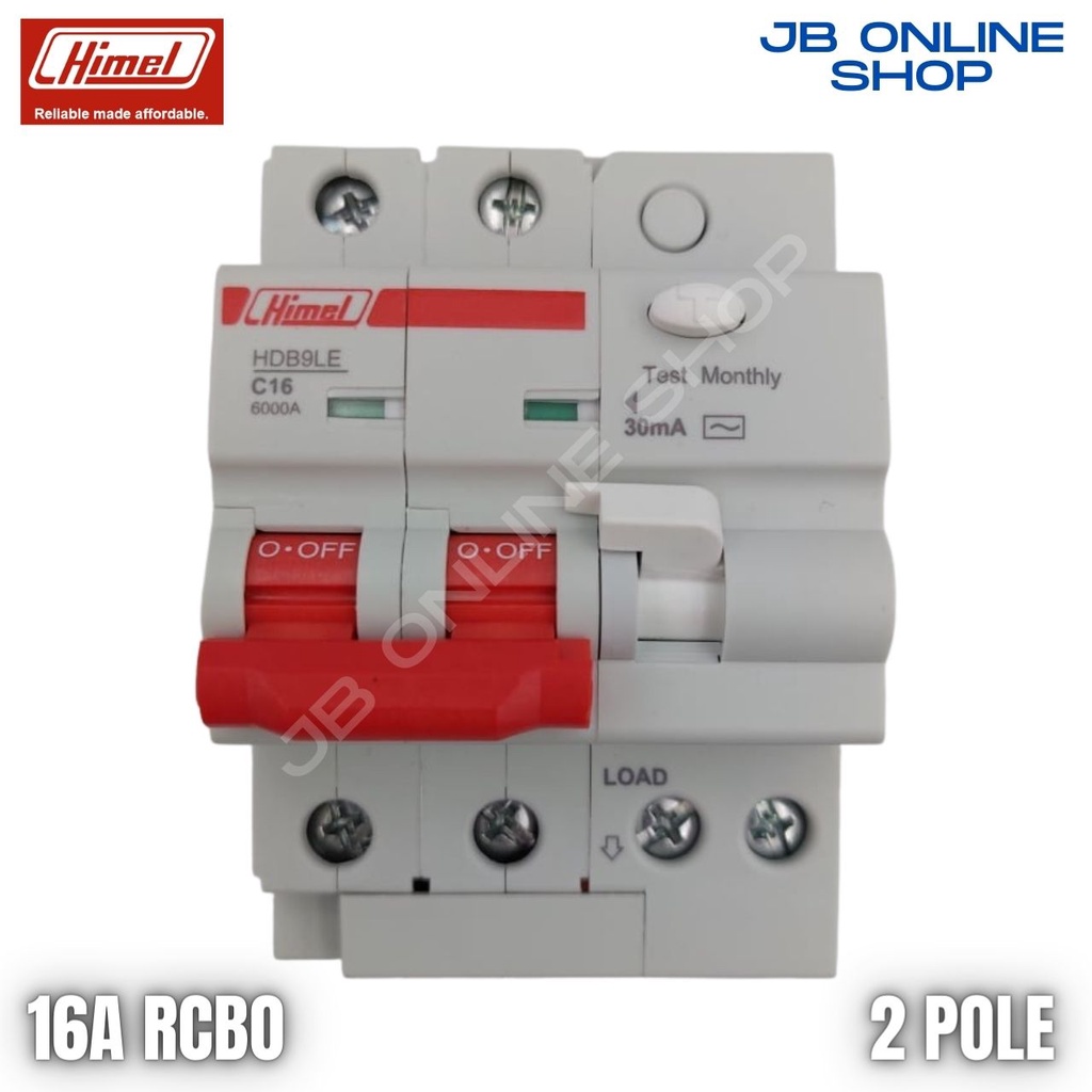 Himel Residual Current Operated Circuit Breaker (RCBO) 16A 2 Pole ...