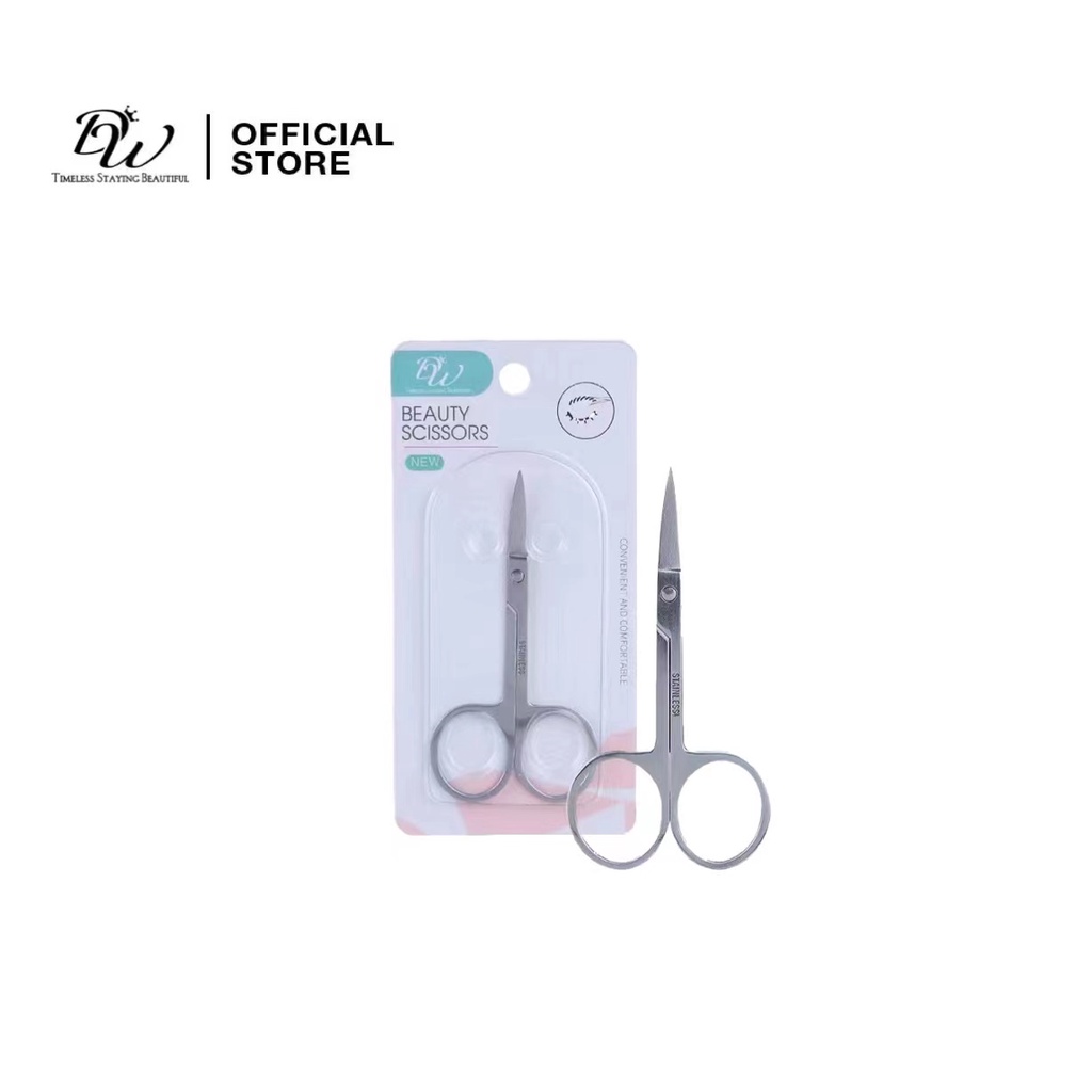 DW Beauty Facial Hair Scissor Professional Stainless Steel Mustache ...