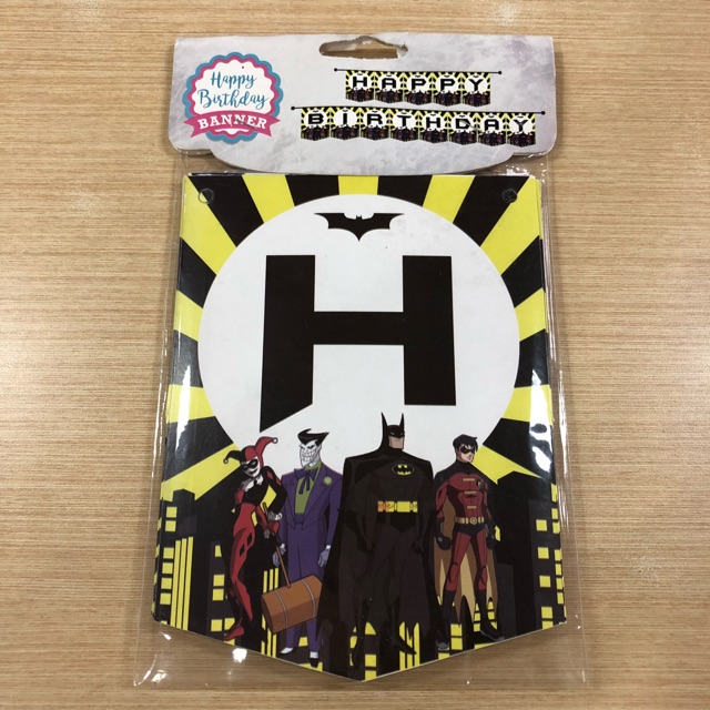 Bunting Flag / / Batman Hbd Banner | Shopee Philippines