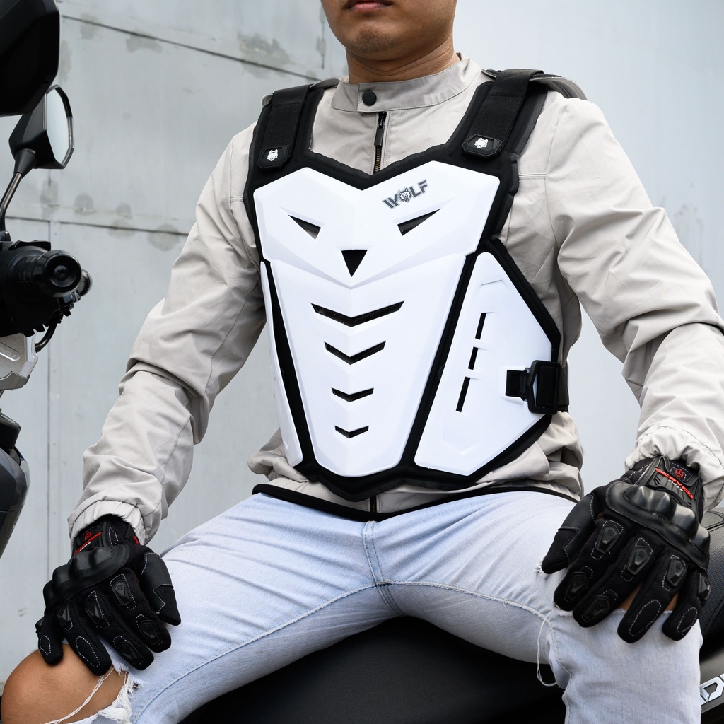 Racing Motorcycle Gear Jacket Coat Body Armor Protector Wolf Brand ...