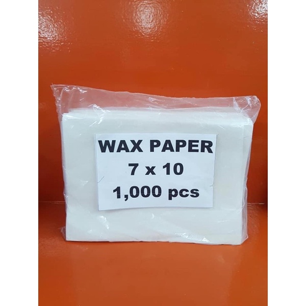 Greaseproof Paper Food Wrapper 7x10 (1,000's) | Shopee Philippines