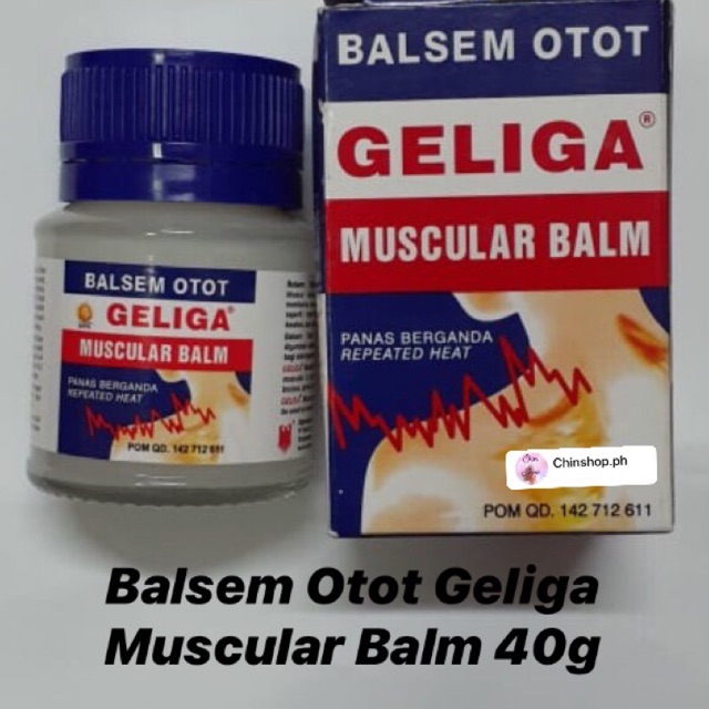 Balsem Otot Geliga Muscular Balm 40g | Shopee Philippines