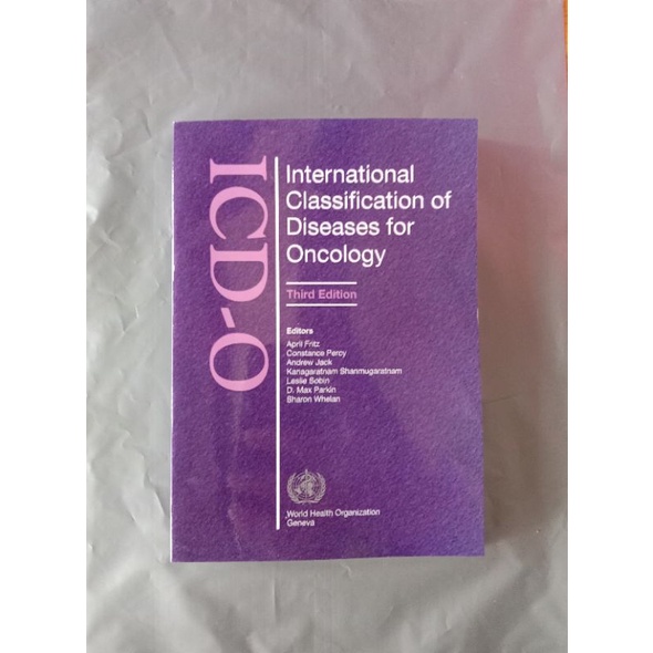 Icd-o THIRD EDITION BOOK | Shopee Philippines