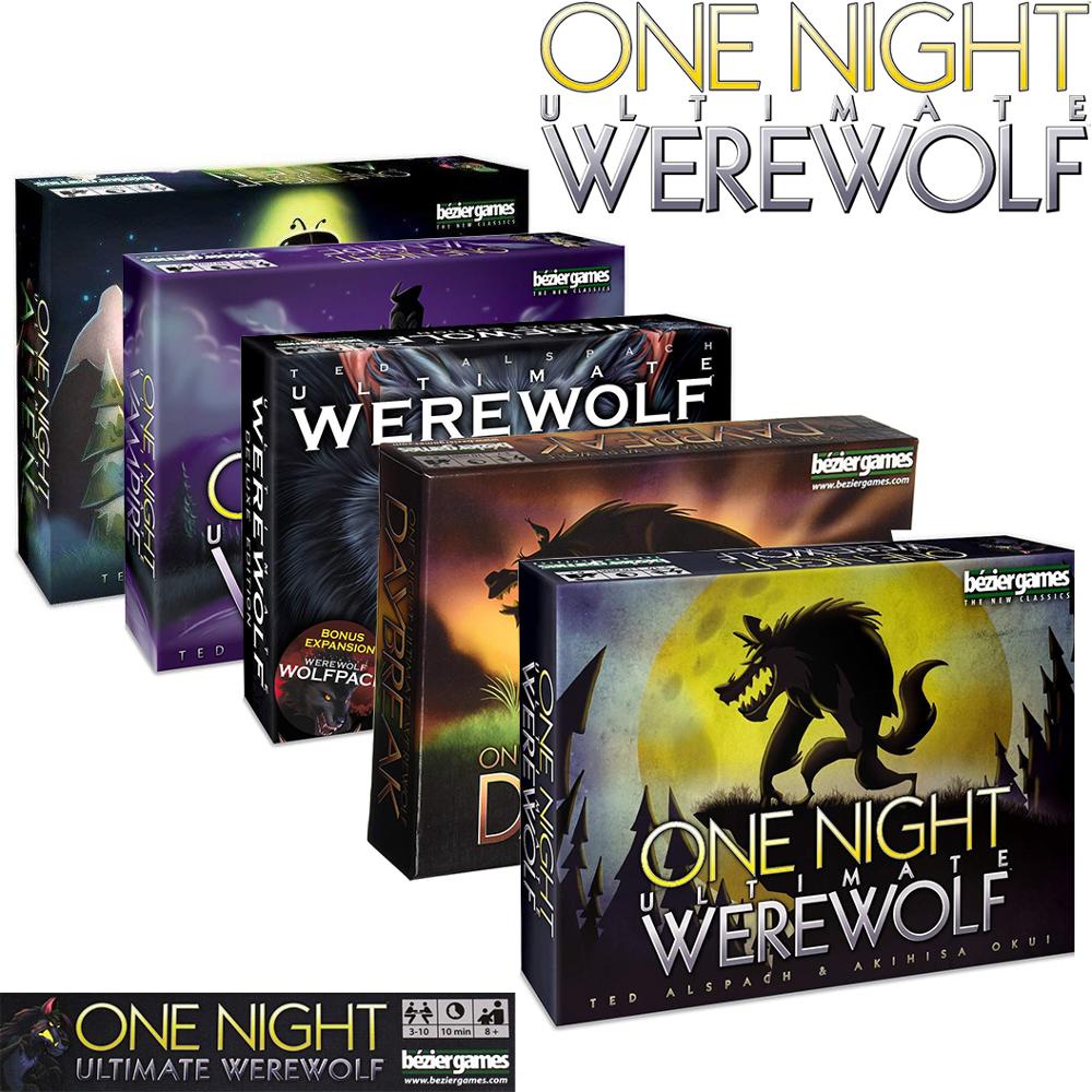 One Night Ultimate Collections : Werewolf , Vampire , Alien , Villains ...