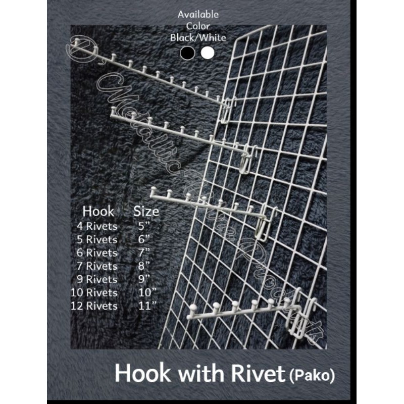 Hook with Rivet(Pako) Makapal | Shopee Philippines