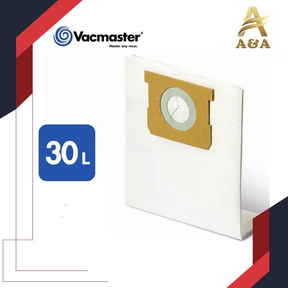 a Vacmaster Filtration Dust Bags for Vacuum Cleaner 30L Wet Dry Vac ...