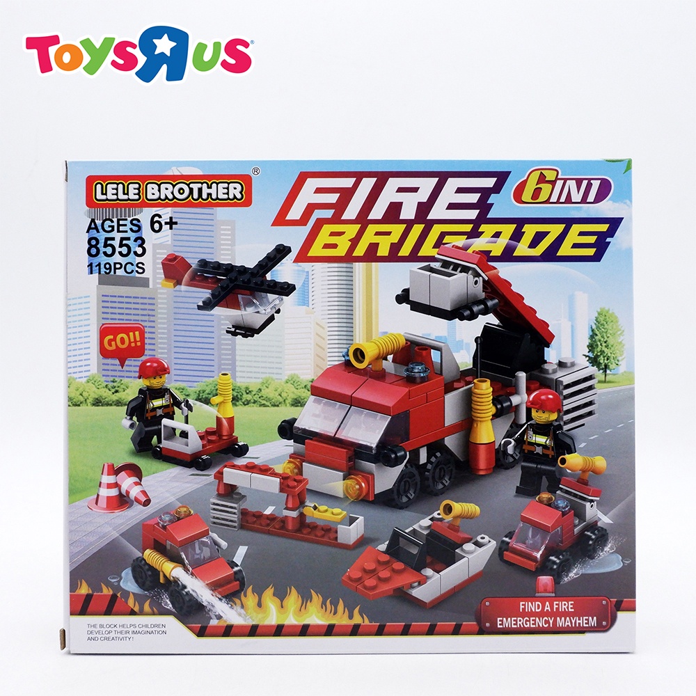 LeLe Brothers Blocks 119pcs Fire Brigade | Shopee Philippines