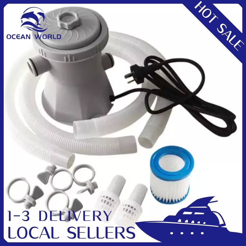 Swimming Pool Filter Pump Filter Kit Reusable Water Cleaner with ...
