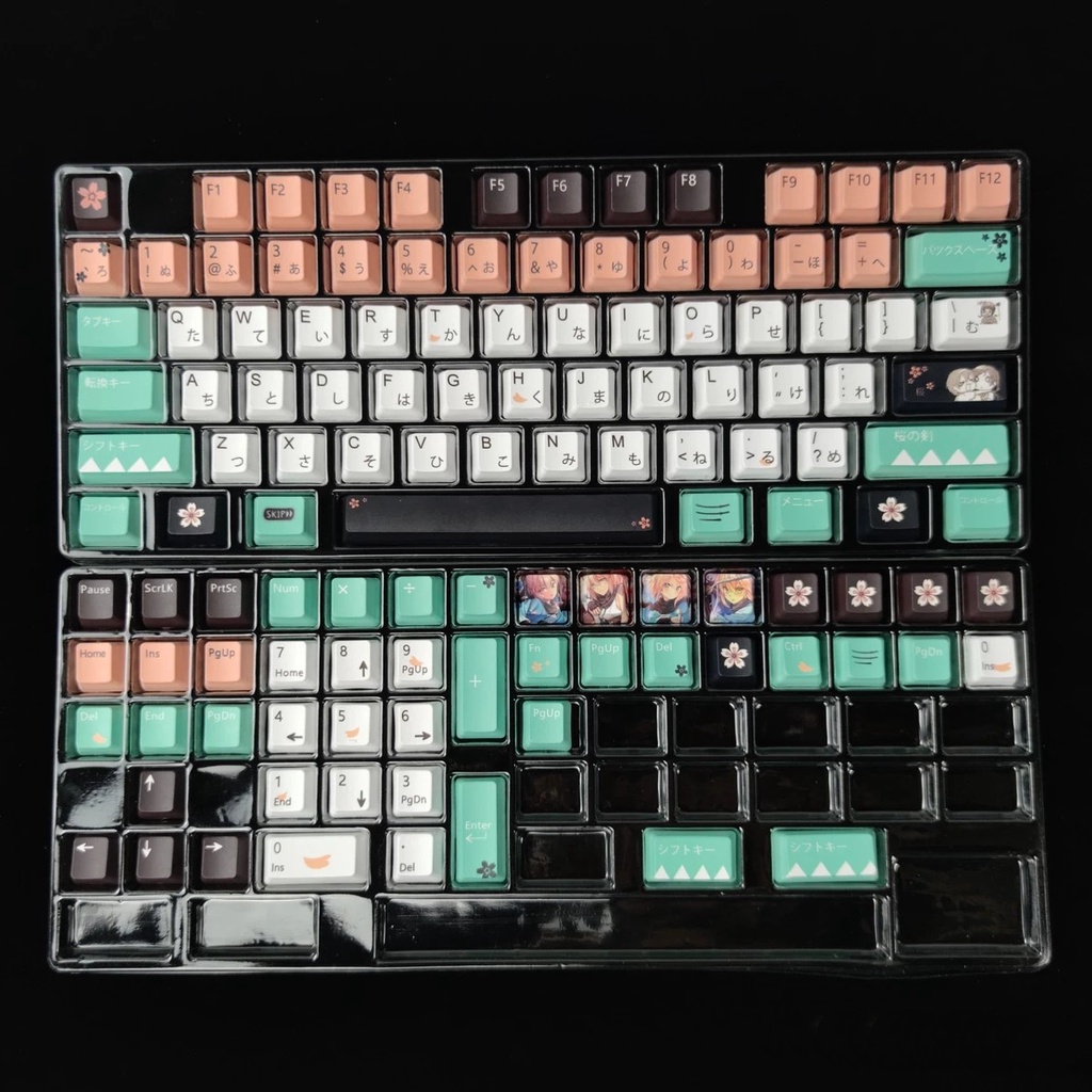 GMK Moonrise keycaps, 134 Keys pbt keycaps Cherry Profile DYE-SUB ...