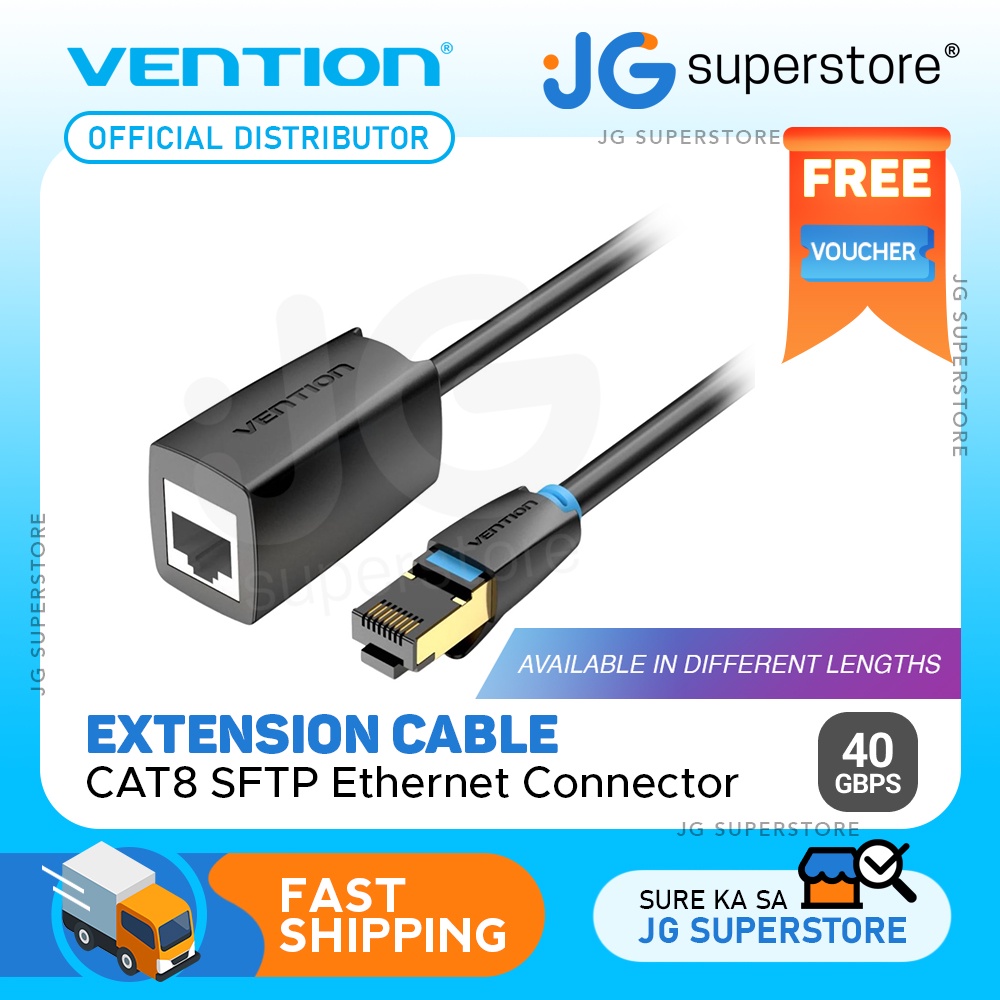 Vention CAT8 SFTP Ethernet Extension Patch Cable 40Gbps 2000MHz RJ45 ...