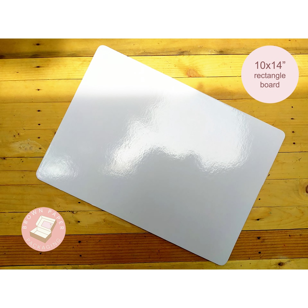 Rectangular Cake Board 10x14 inches (Brown Paper Packaging) | Shopee ...