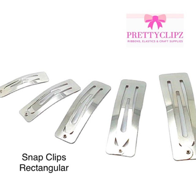 Rectangular Snap Clips / Drop Clip in 4cm, 5cm, 6cm, 7cm & 8cm | Shopee ...