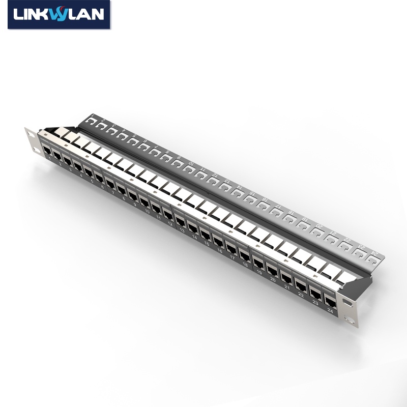 Cat5e Cat6 cat6a 24-Port Loaded RJ45 Female to Female Feed Through ...