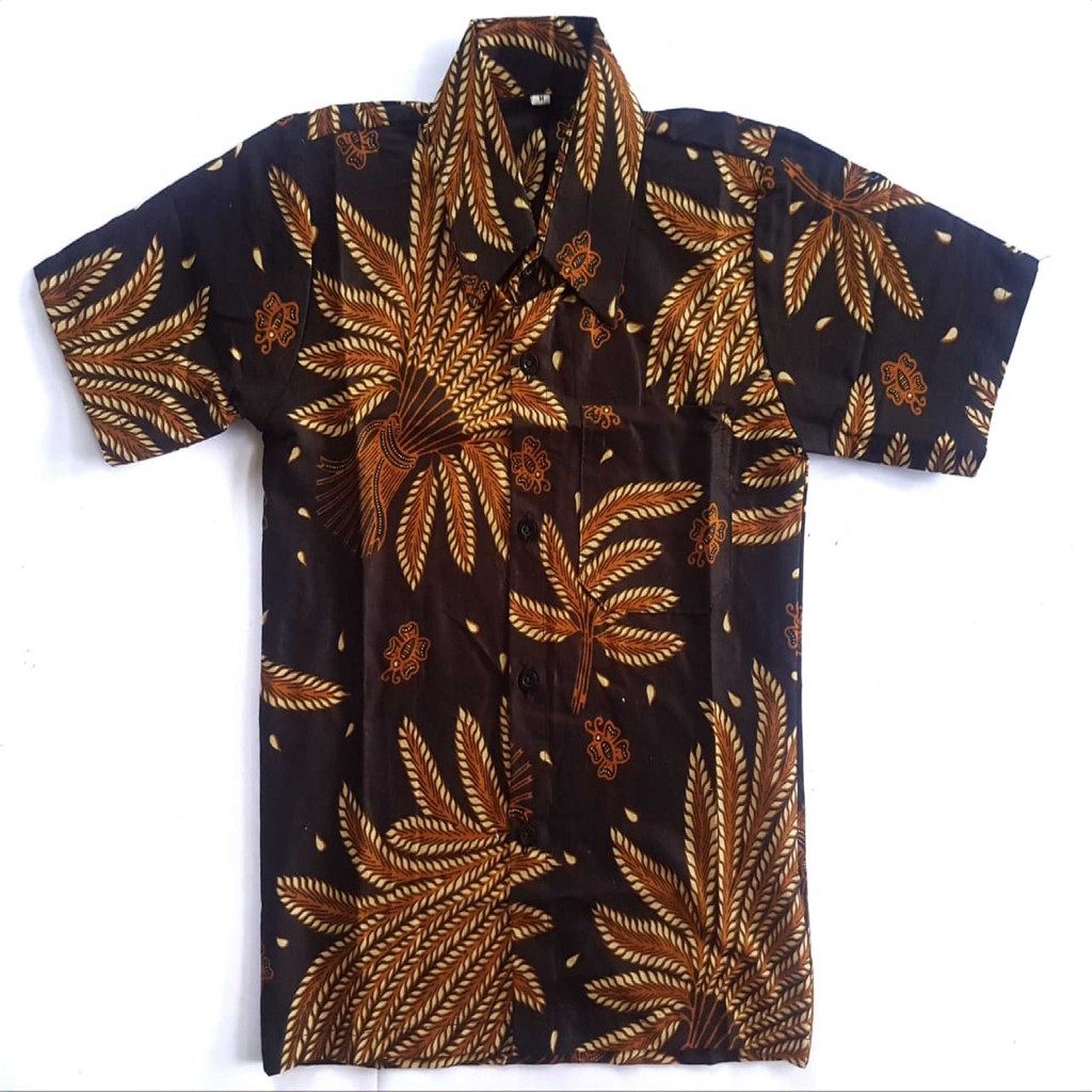 Batik Shirt For Children Batik Shirt For Boys Boys Age 1 2 3 Years Hem ...