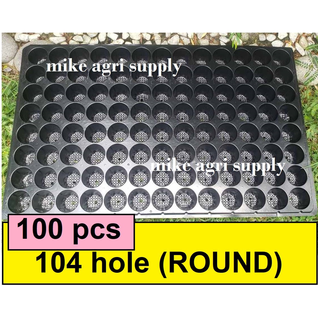 100pcs 104 hole 104 holes SEEDLING TRAY ROUND SHAPE Wholesale lowest ...