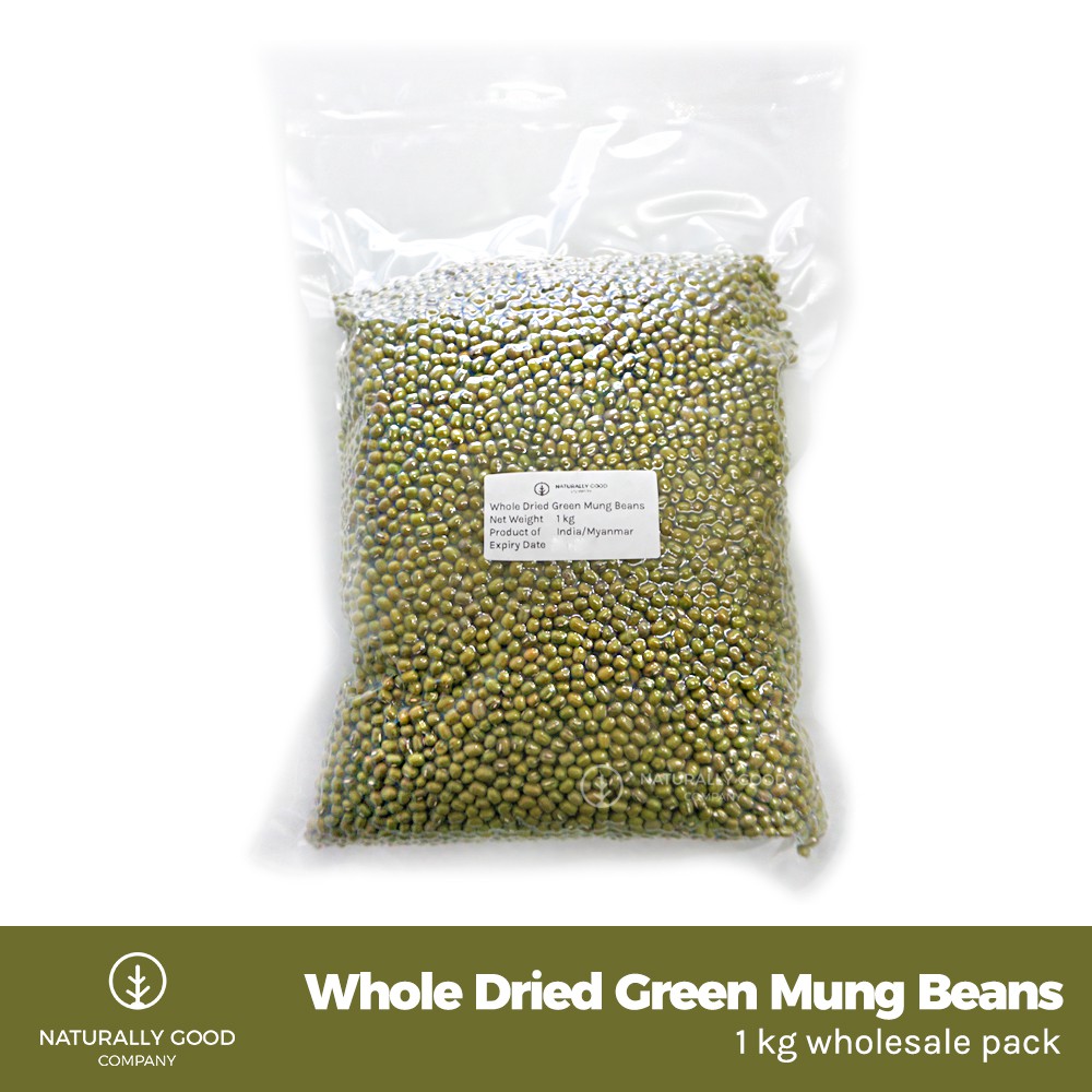 Dried Whole Green Mung Beans (1 kg wholesale pack) Munggo | Shopee ...
