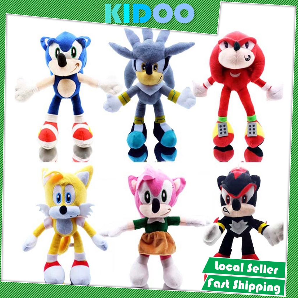 KIDOO Super Sonic Plush Toy Patung Anak Patung Viral Stuffed Toys ...
