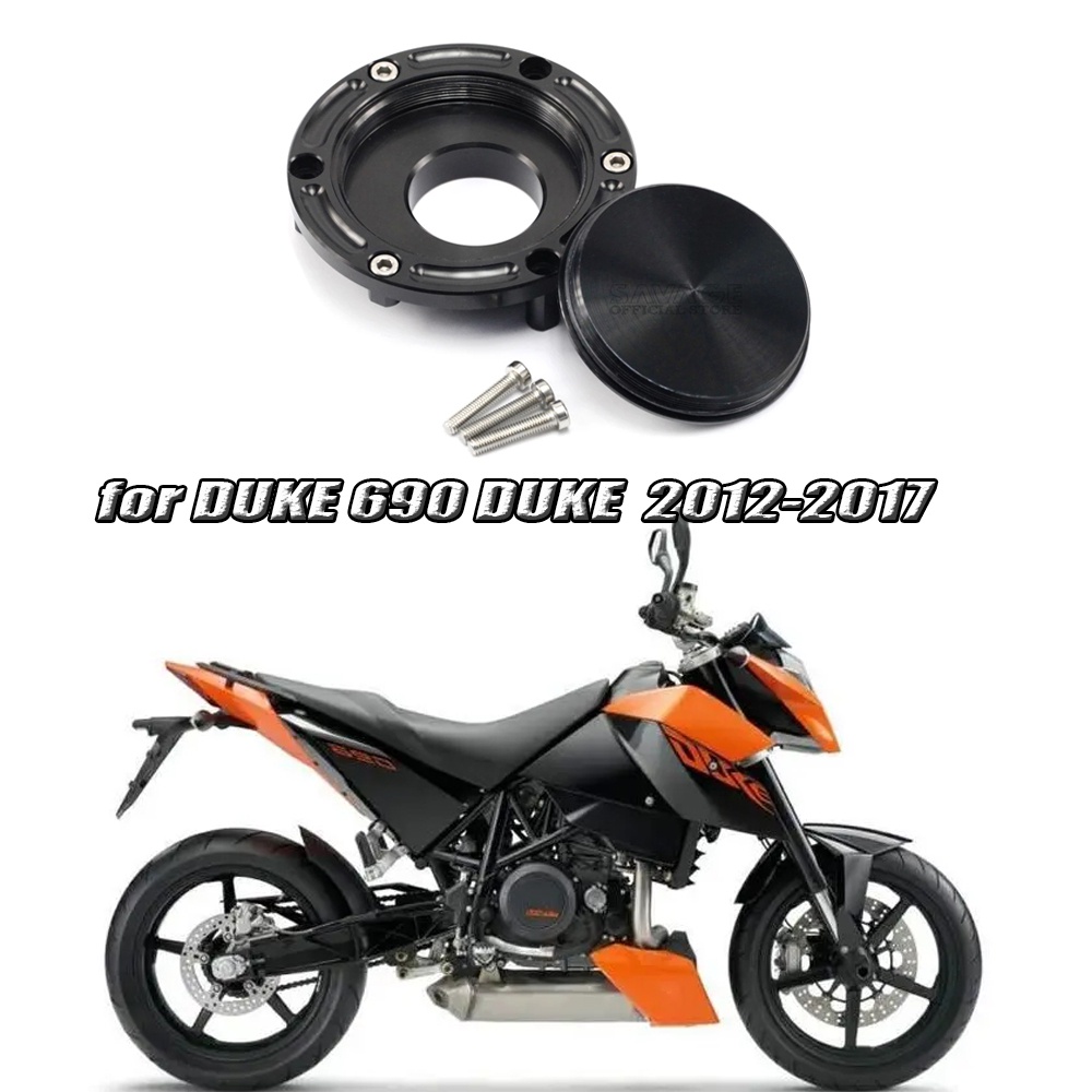 CNC Gas Fuel Tank Cover For 690 DUKE/R 2012-2018 950 990 ADVENTURE ADV ...
