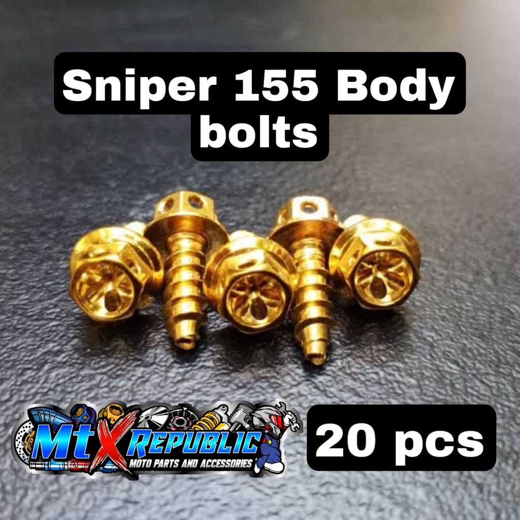 Yamaha Sniper 155/155R Body bolts | Shopee Philippines