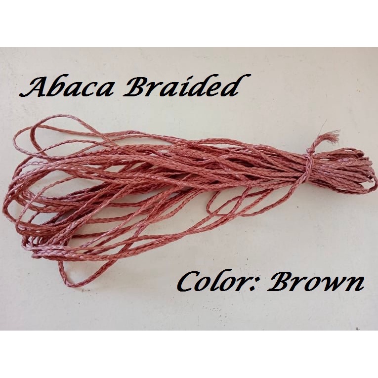 Abaca Braided Rope Twine for abaca slippers and other Handicrafts ...
