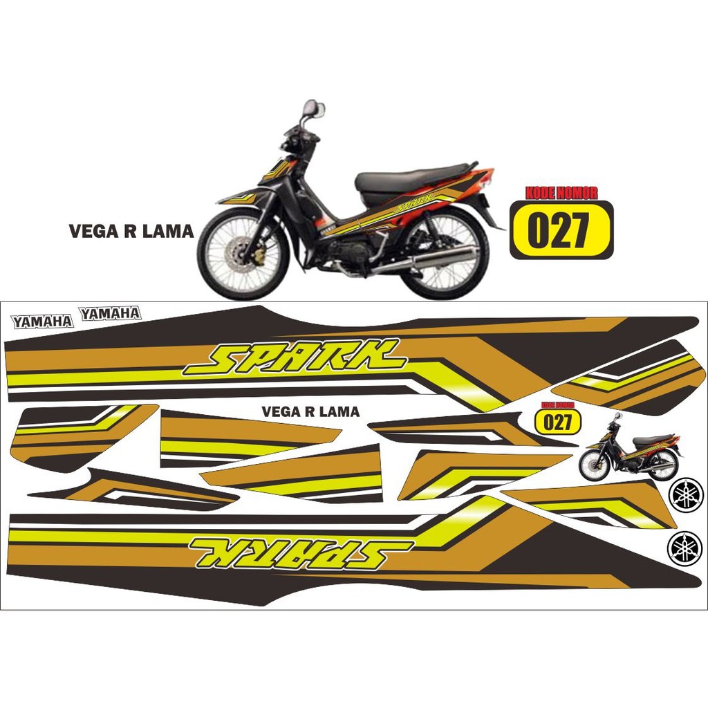 VEGA R old Striping sticker | Shopee Philippines