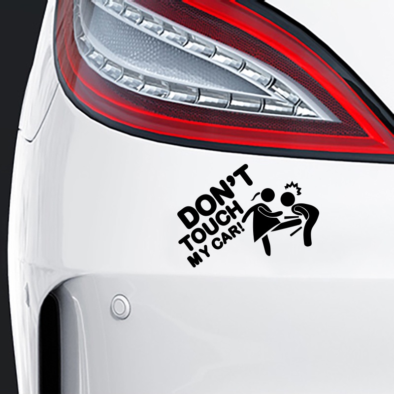Car Stickers Don't Touch My Car Classic Automobile Motorbike Trucks ...