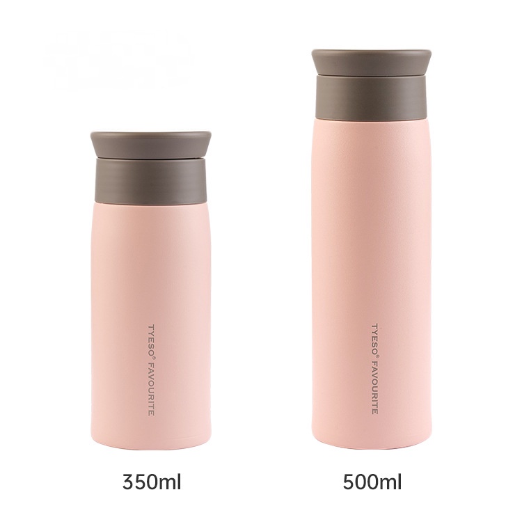 Tyeso thermos cup Simple ins Frosted Round Shoulder 304 Stainless Steel ...