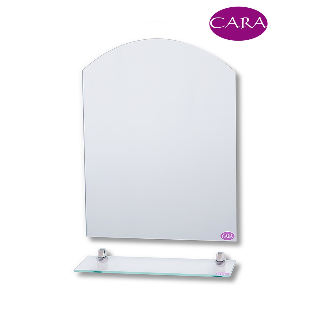 PROFILES Cara Home Bathroom Vanity Mirror Bundled With FREE Glass Shelf ...