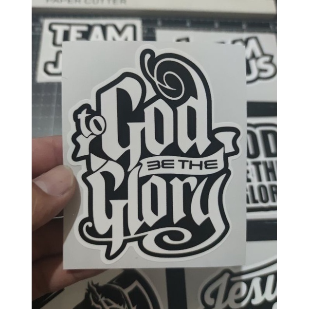 Team Jesus Vinyl Sticker Waterproof Laminated Sticker | Shopee Philippines