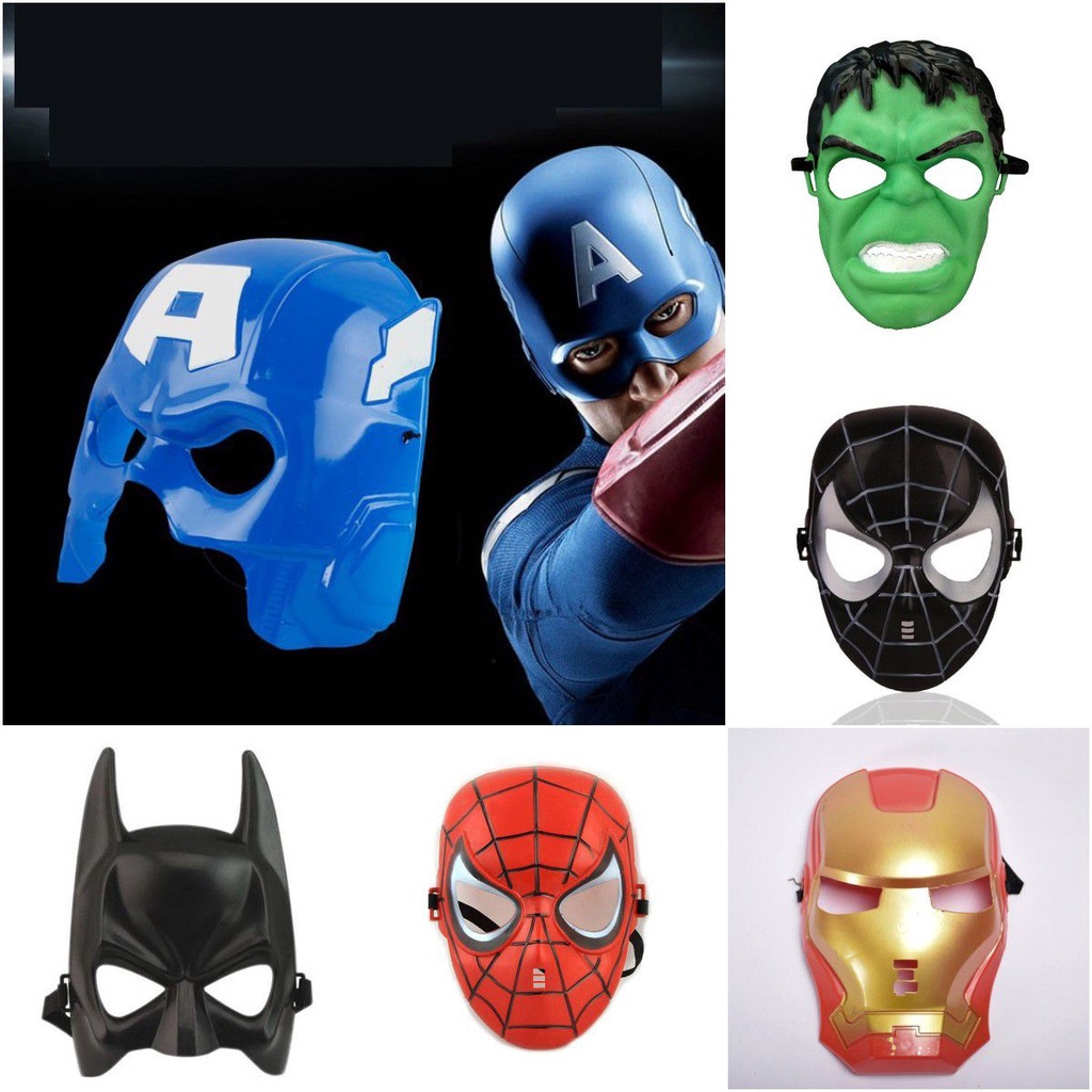 Superhero Avengers Spiderman Hulk Iron Man Captain America Batman Full ...