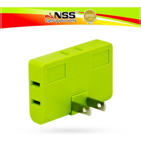 NSS Outlet Extension Power Adapter Socket Three Plug Extension Adaptor ...