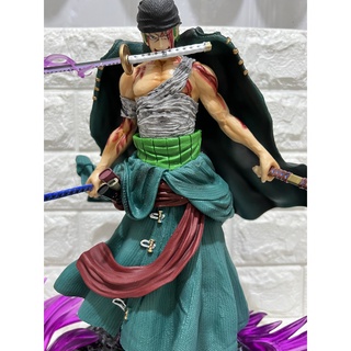 One Piece Zoro GK Roronoa Zoro 35cm Blood Zoro K.O Collectible Figure ...