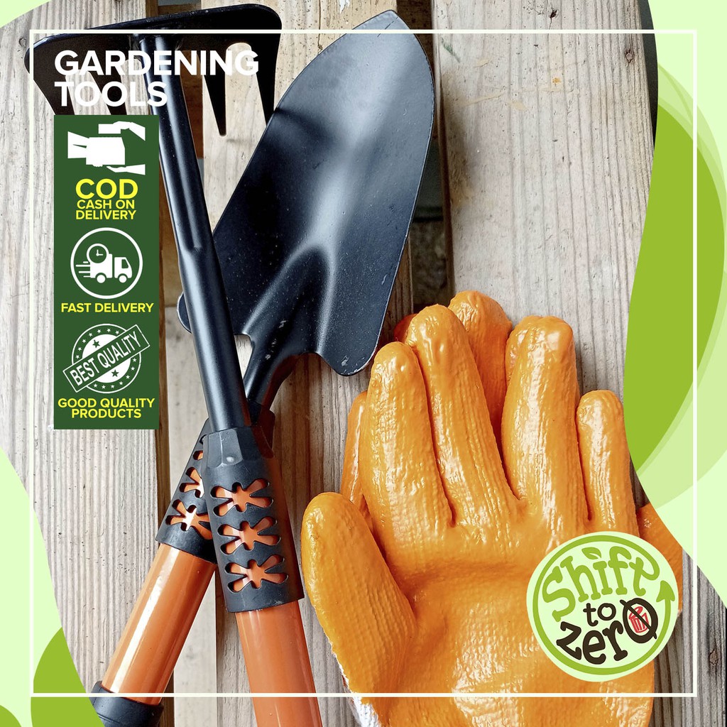 Gardening Tools (Shovel, Rake, Gloves) ~COD~ | Shopee Philippines