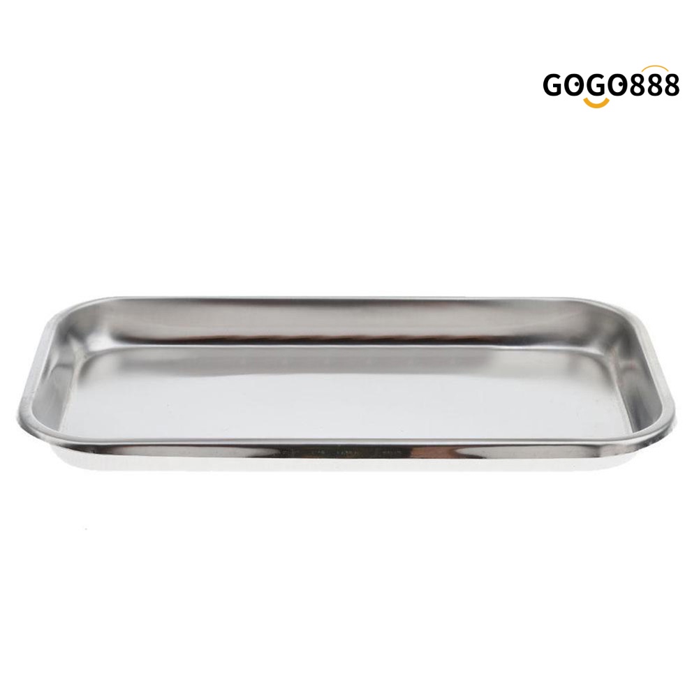 GO8 Stainless Steel Dental Holder Plate Dish Dentistry Instrument Lab ...