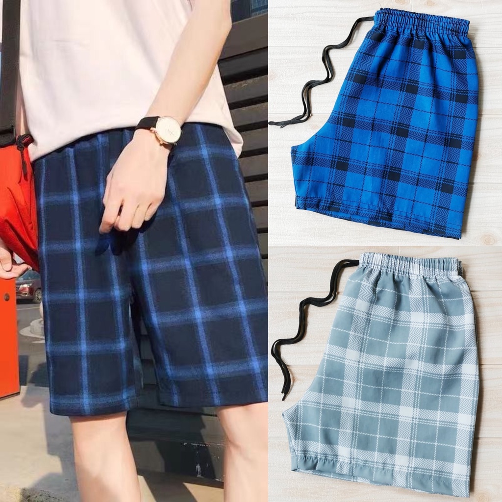 Cheapest Checkered/Plaid Taslan Shorts 1 pocket - UNISEX - Quick DRying ...