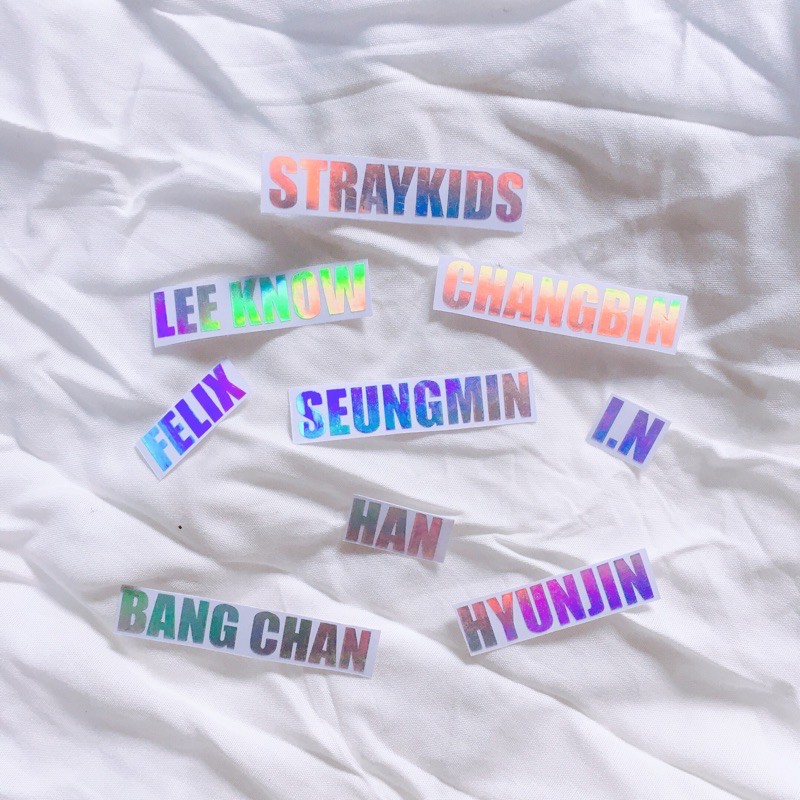 [kstuffind] STRAYKIDS EASY HOLOGRAM STICKER STRAYKIDS HOLO STICKER ...