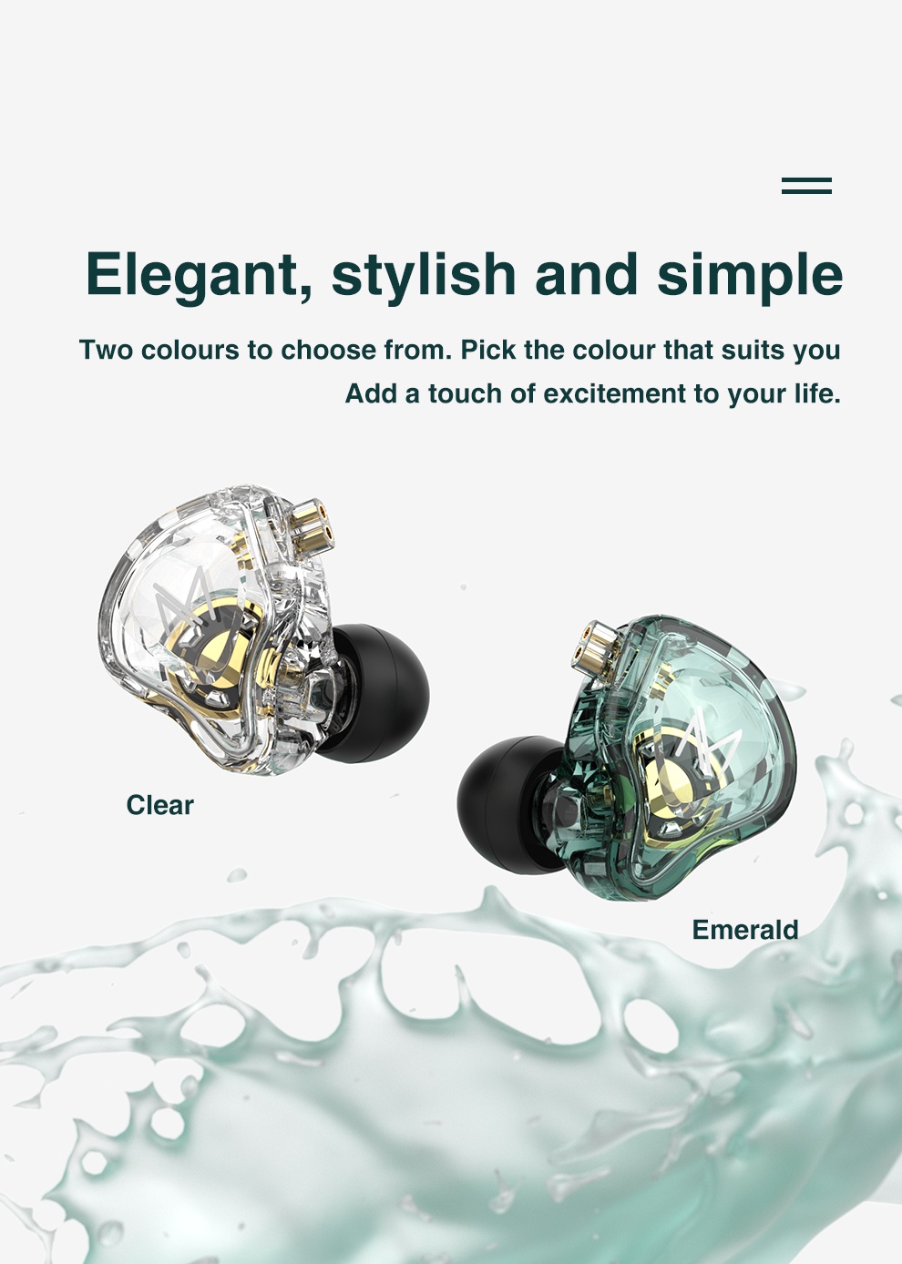 TRN MT1 Dynamic HIFI In Ear Earphone DJ Monitor Earphones Earbud Sport ...