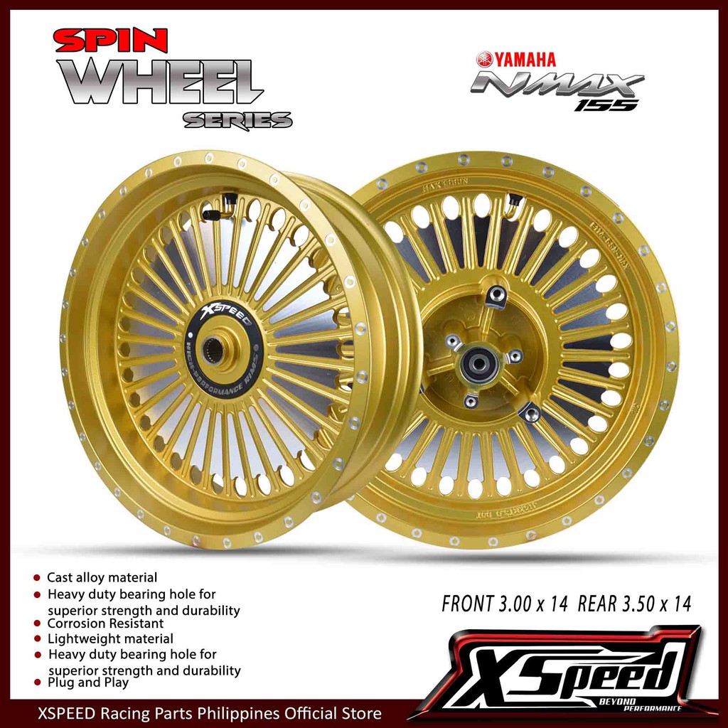 XSPEED MAGS SPIN WHEELS FOR YAMAHA NMAX 155 SIZE 14 ( V1 ) | Xspeed ...