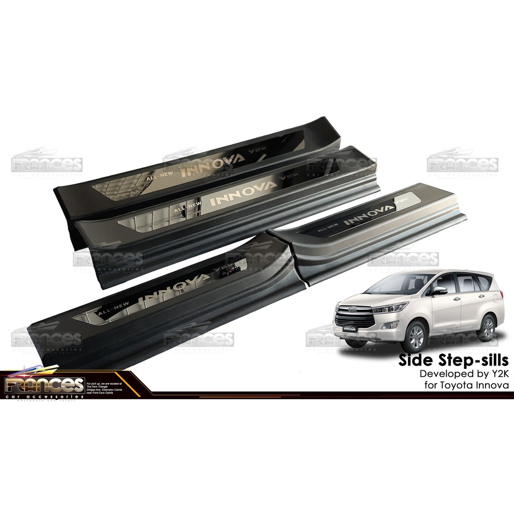 Toyota Innova 2016 to 2025 4pcs Door Side Stepsill Protector / Step ...