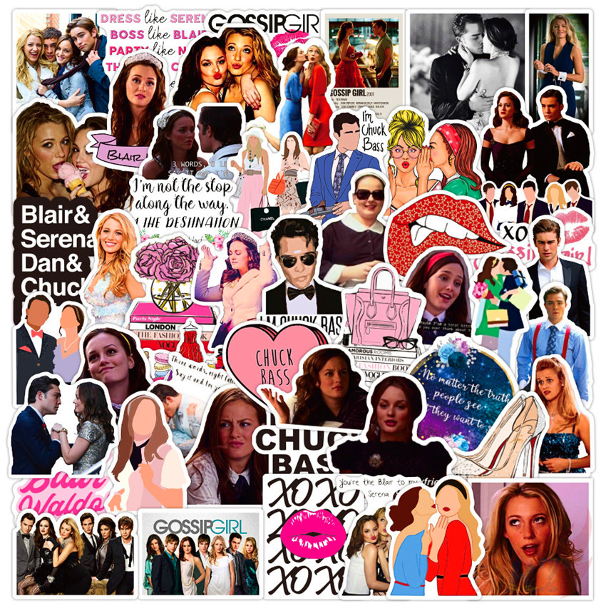 Gossip Girl - Series 02 Youth Idol TV Shows Stickers 50Pcs/Set Serena ...